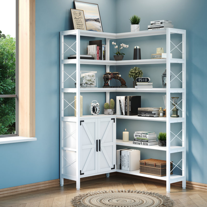 Large white bookshelf store